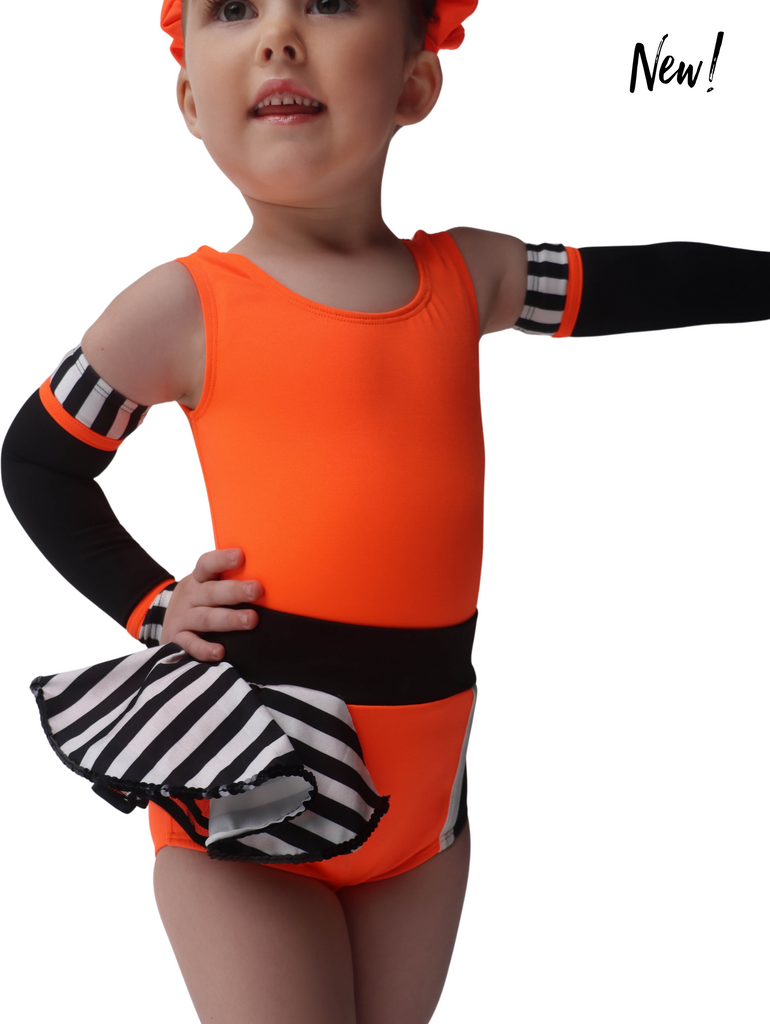 Tikka Four Piece Concert Set (Leotard, Skirt, Frill Side Undie and Tut ...